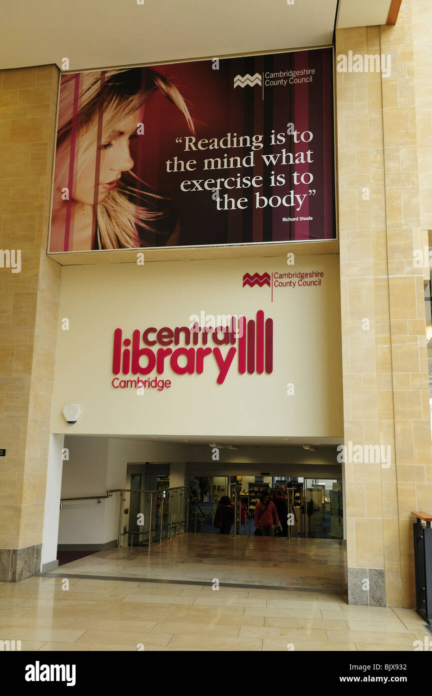The Central Library in the Grand Arcade Shopping Centre, Cambridge ...