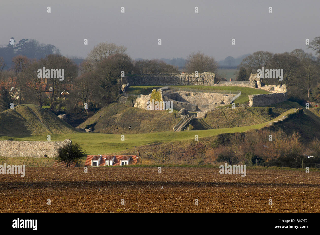 The ruins of Castle Acre Priory in Norfolk, UK Stock Photo - Alamy