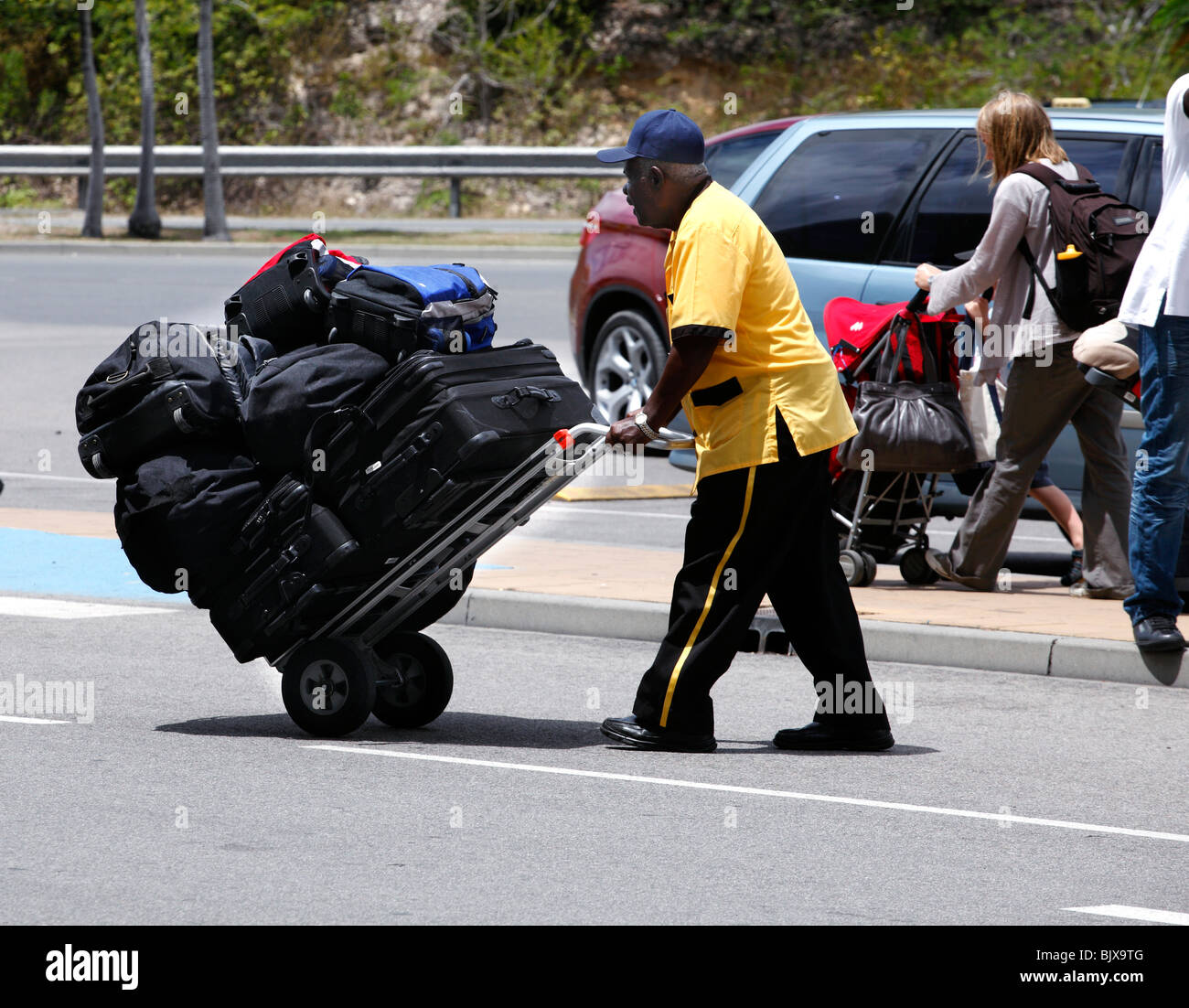 Porter trolley hi-res stock photography and images - Alamy