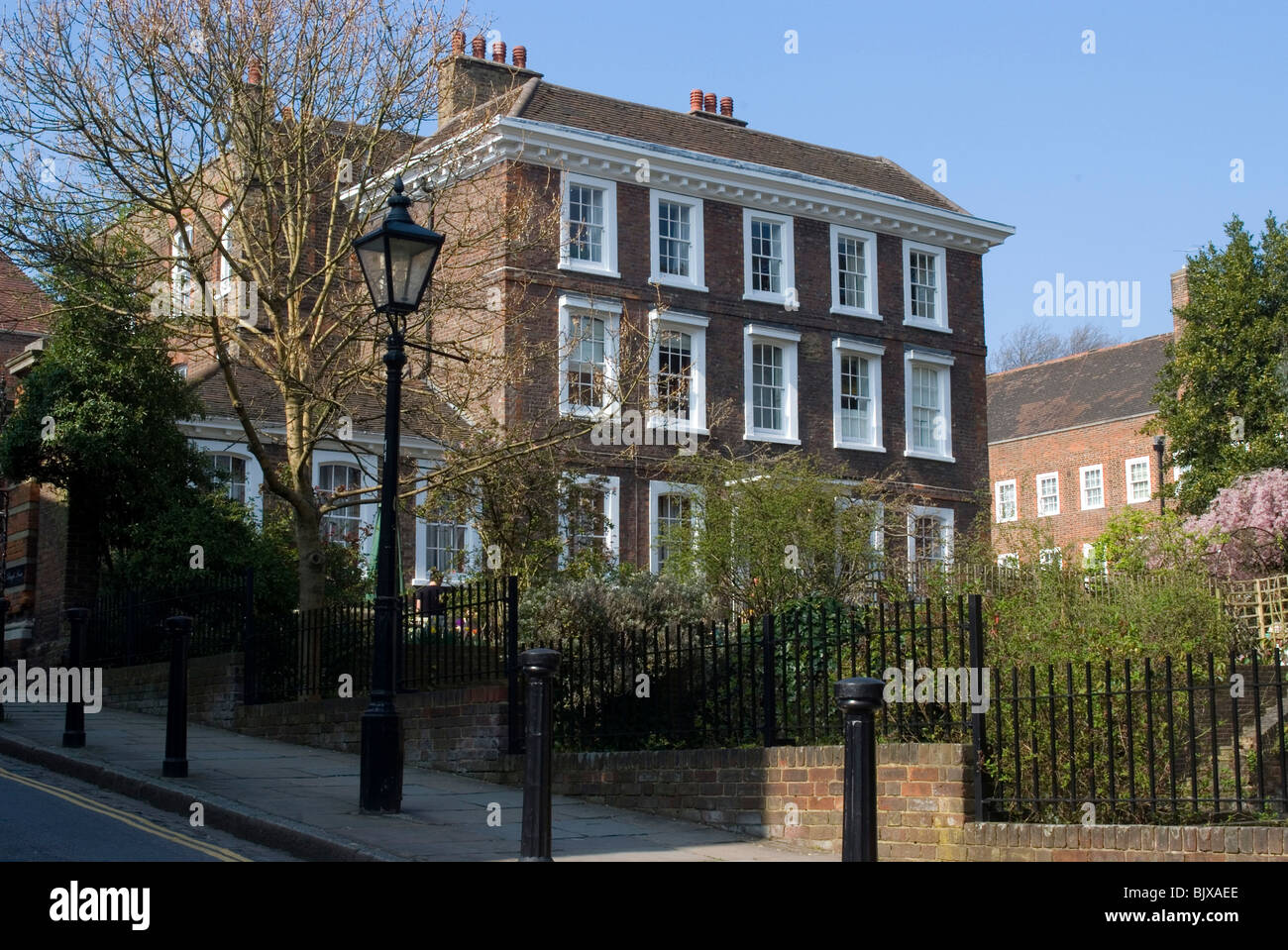 Burgh House and museum, Hampstead, London, England Stock Photo - Alamy