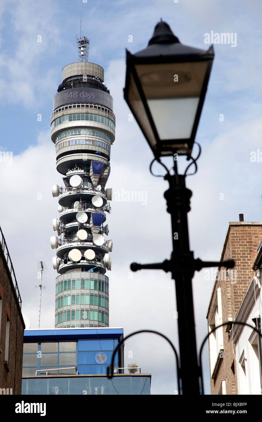 The British Telecommunications Tower in the West End of London, England ...