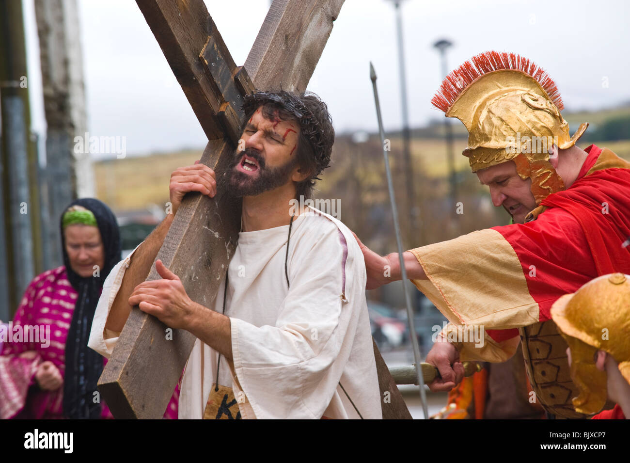 Easter play reenactment church hi-res stock photography and images - Alamy