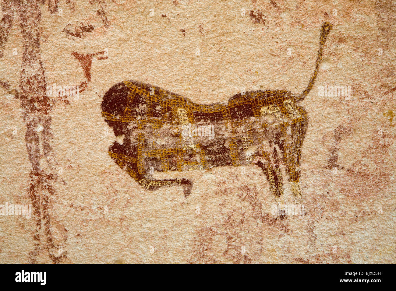 Rock art in the Mestakawi Cave in the Wadi Sura area of Gilf Kebir ...