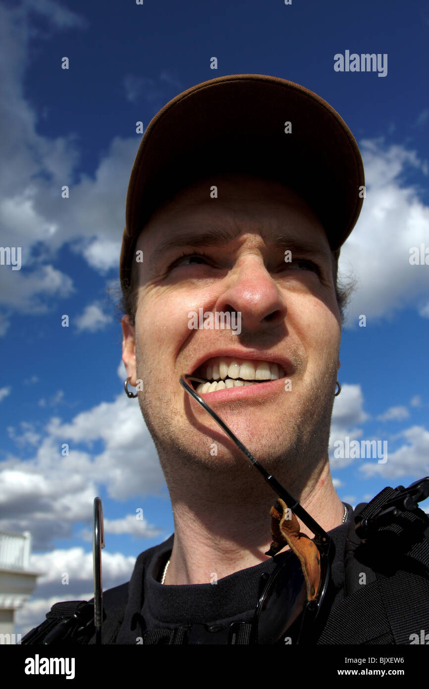 Gritting teeth hi-res stock photography and images - Alamy