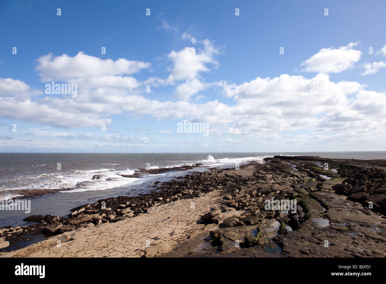 Filey brigg rocks hi-res stock photography and images - Alamy