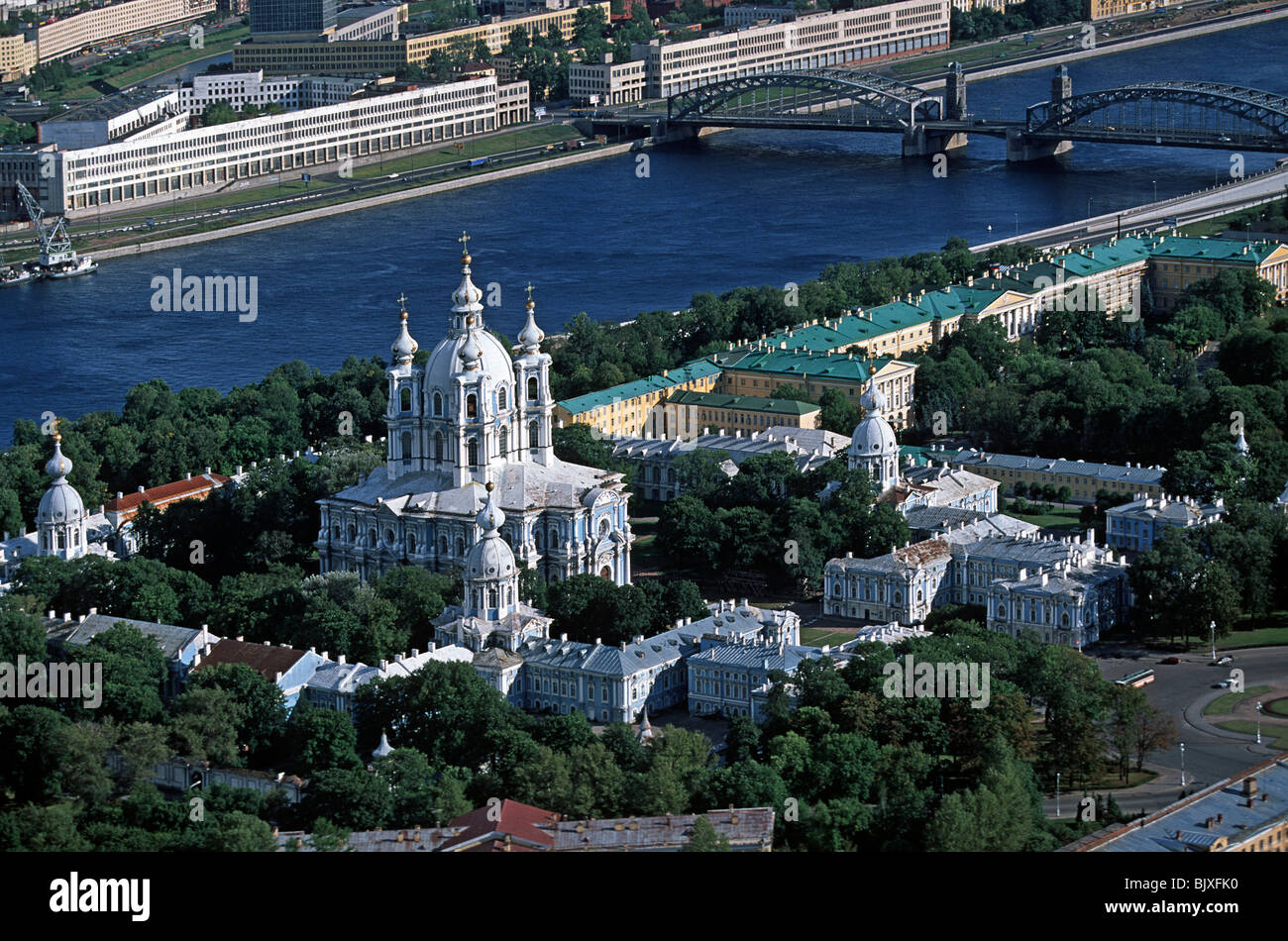 Russia,St Petersburg,Smolny Monastery Stock Photo - Alamy