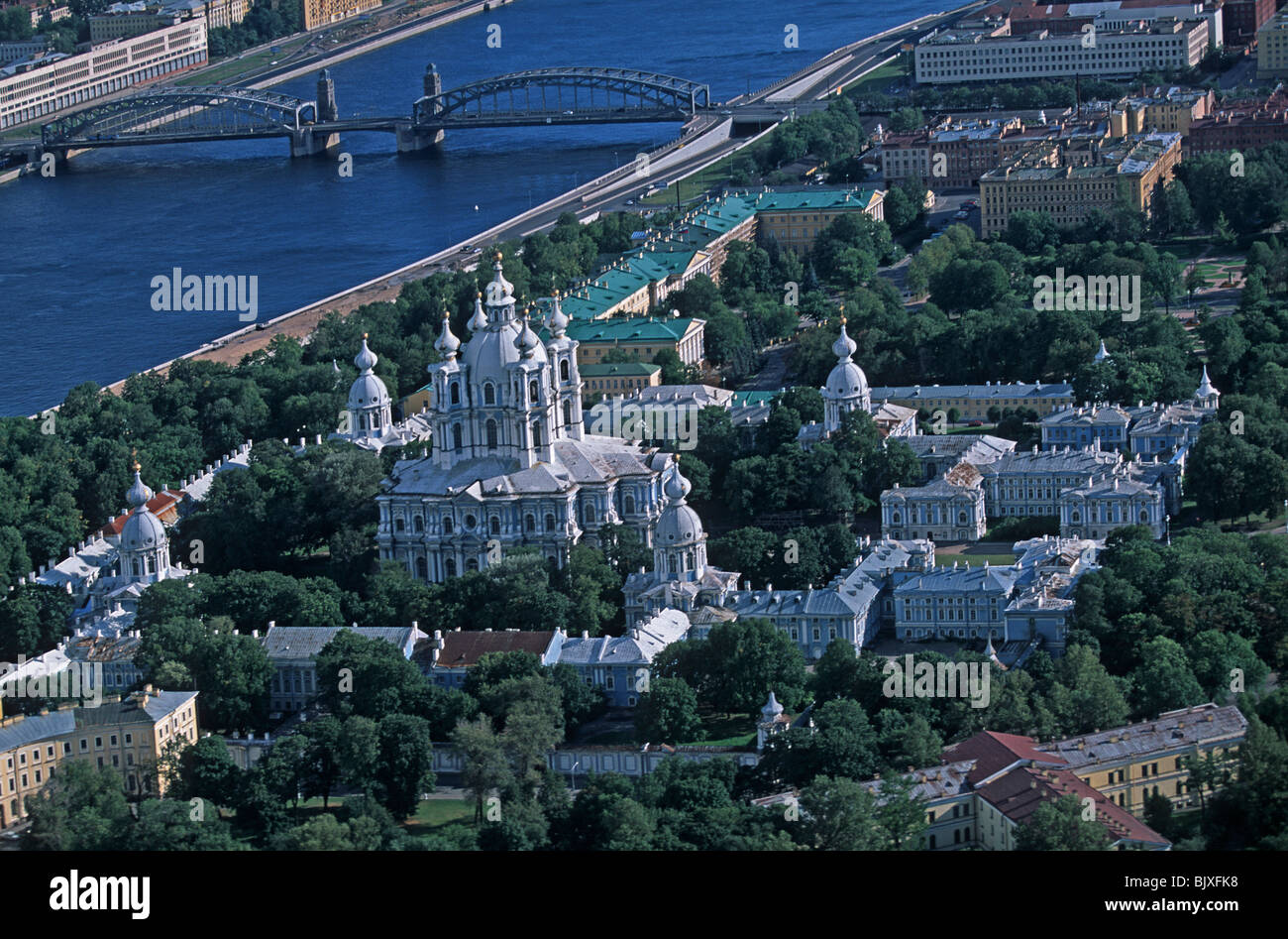 Russia,St Petersburg,Smolny Monastery Stock Photo - Alamy