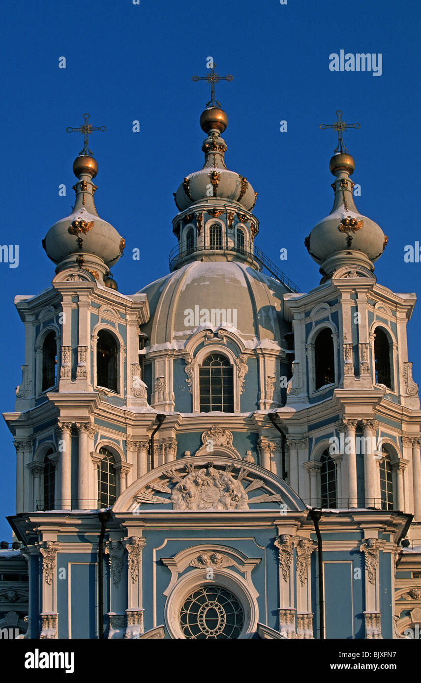 Russia,St Petersburg,Smolny Monastery Stock Photo - Alamy