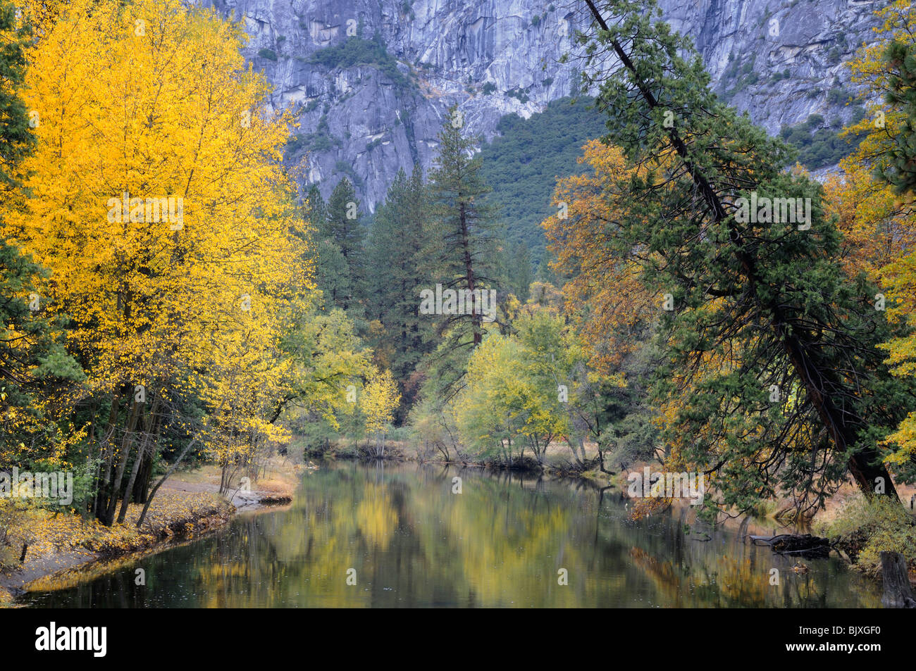 River Merced, Yosemite In Fall Stock Photo - Alamy