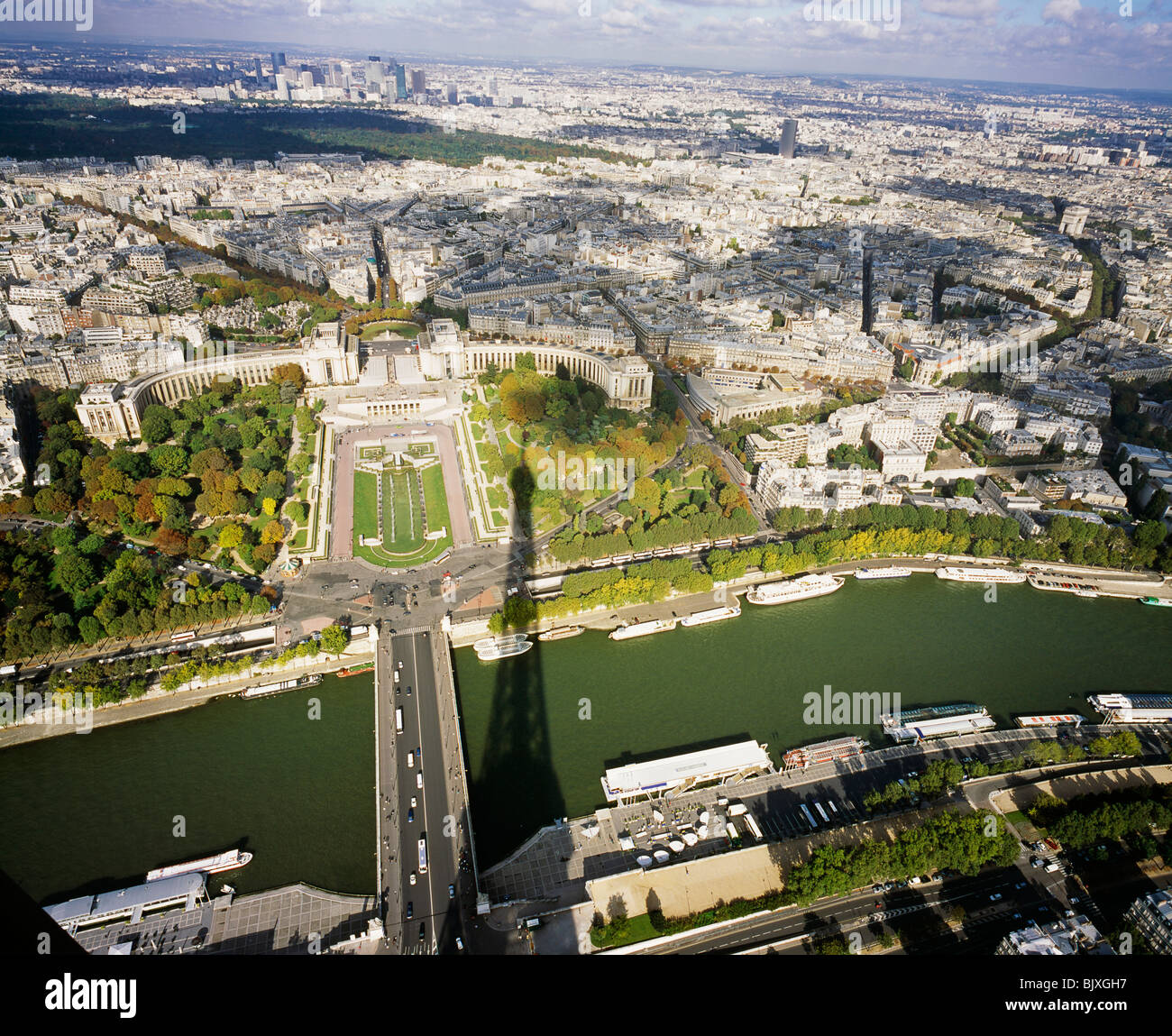 Shadow of Eiffel Tower Stock Photo - Alamy