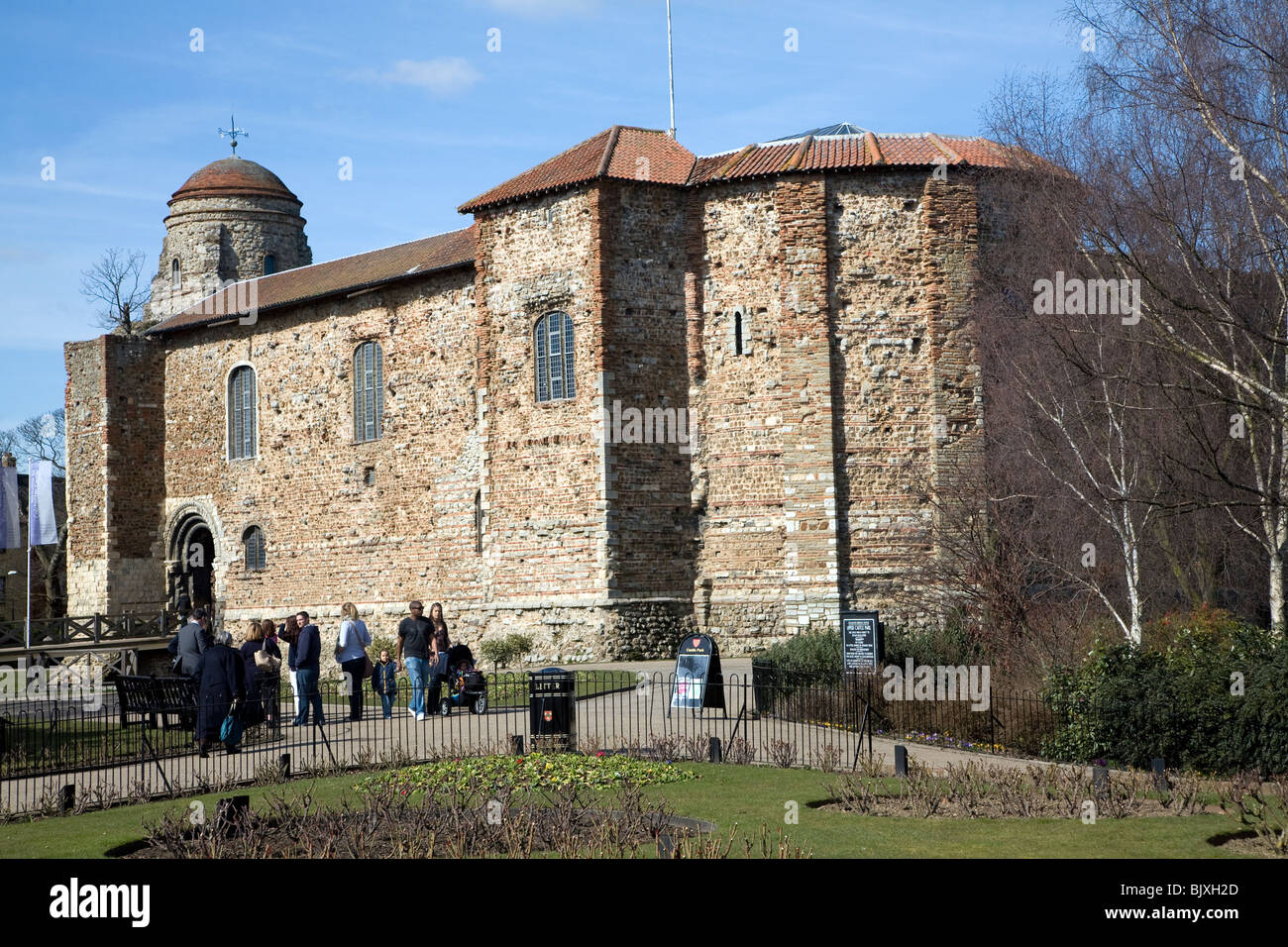 Colchester castle gardens, Colchester, Essex Stock Photo - Alamy