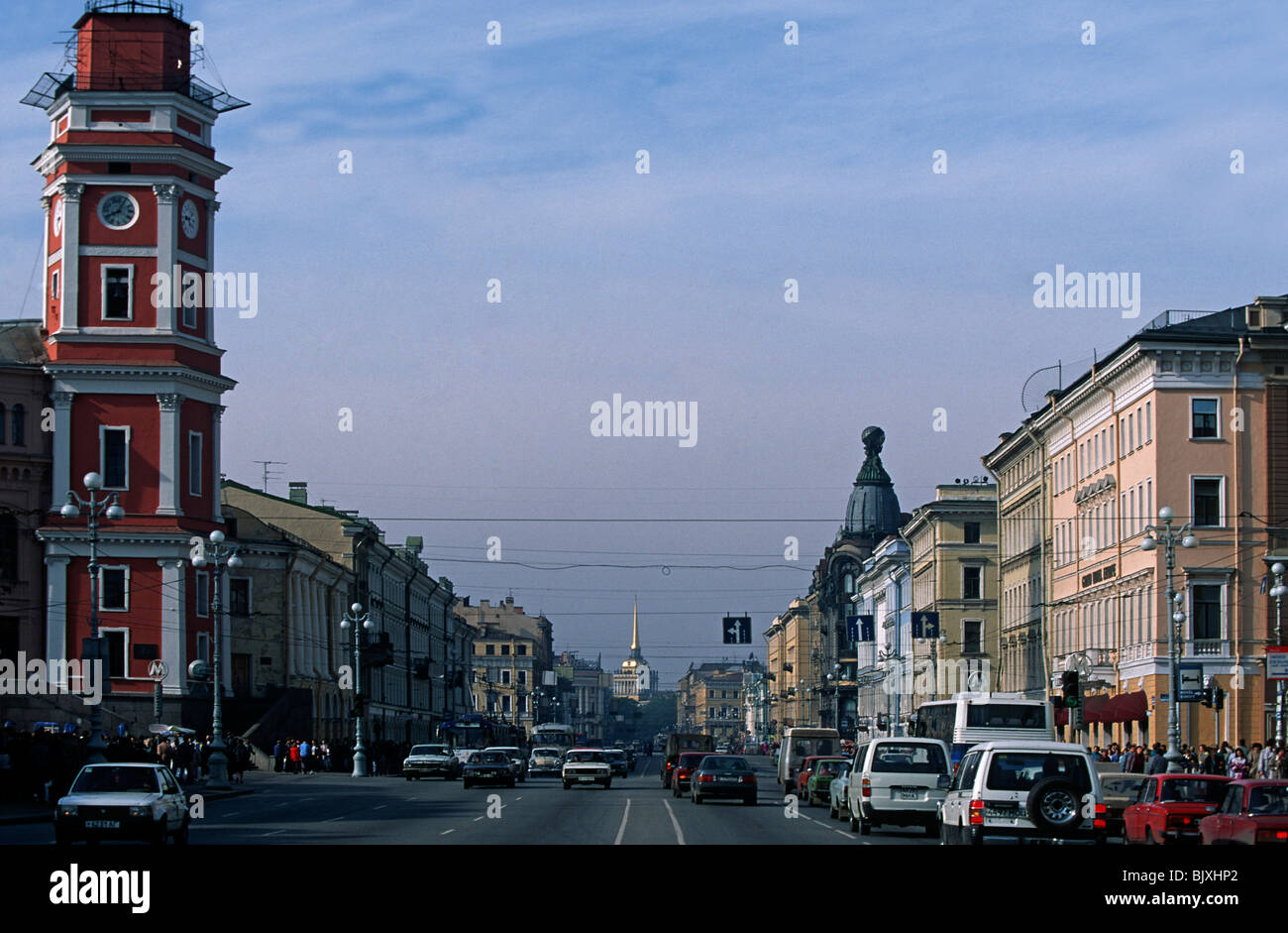 Russia,St Petersburg,Nevski Prospekt Stock Photo - Alamy