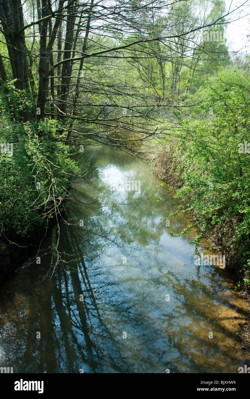 Peddars Way and Norfolk Coast Path National Trail crossing over the ...