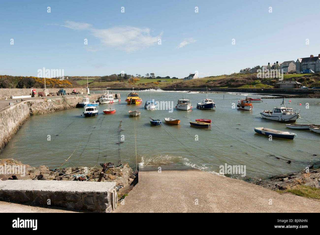Cemaes Bay Anglesey North Wales UK Stock Photo - Alamy