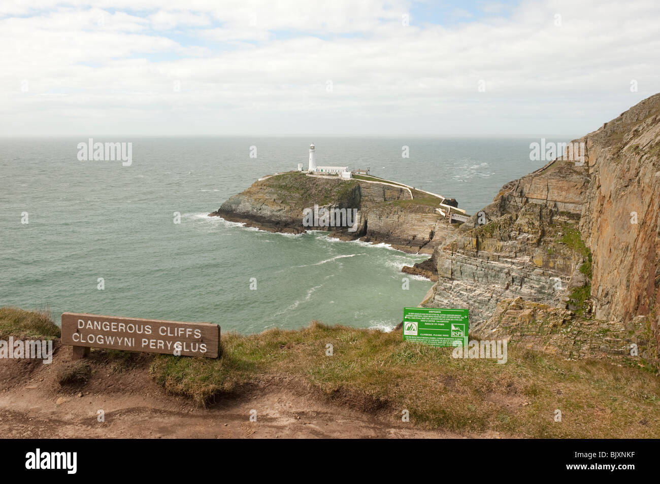 South Stack Lighthouse Anglesey North Wales UK Stock Photo - Alamy