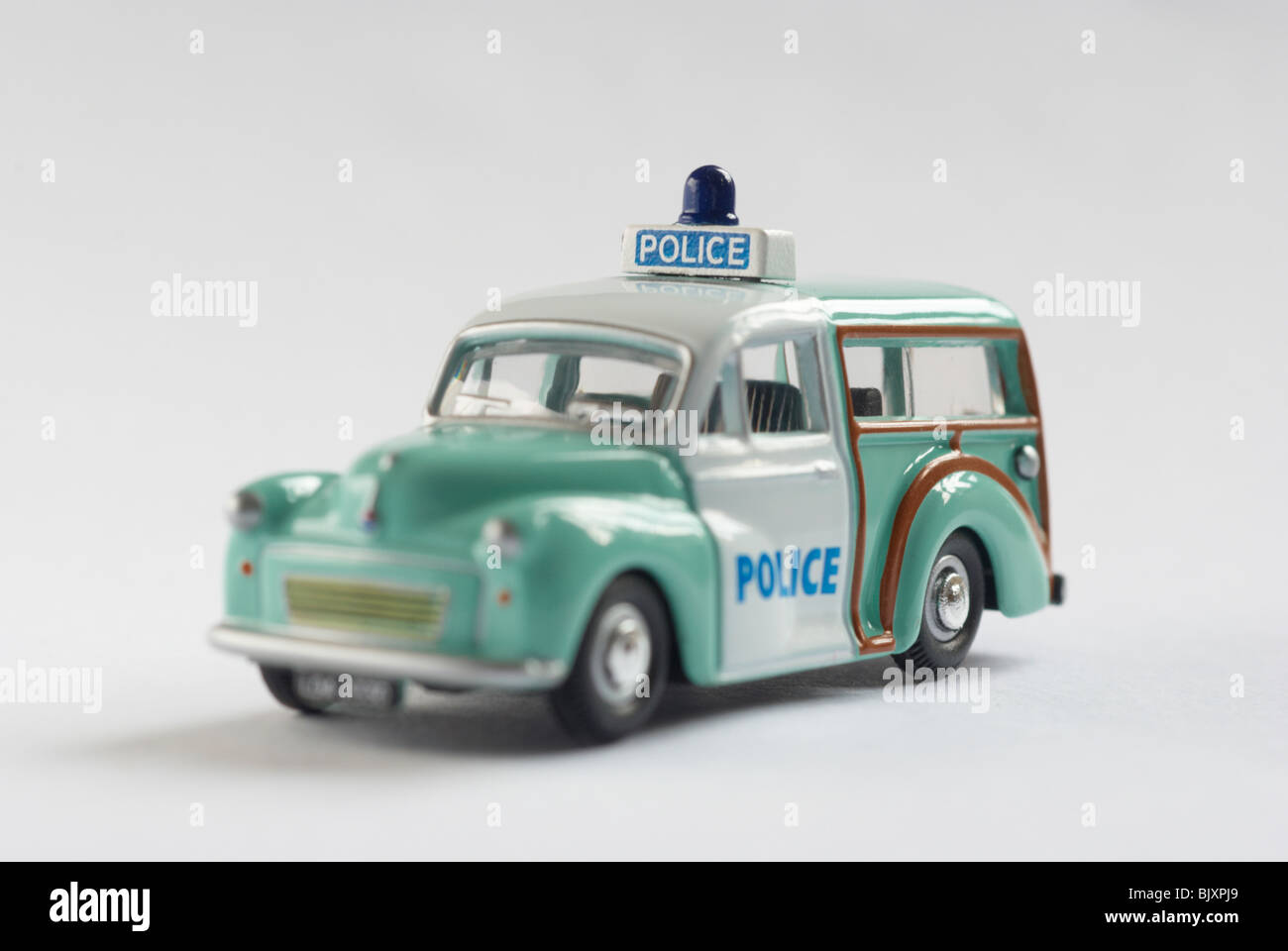 Austin Morris minor traveller police car Stock Photo - Alamy