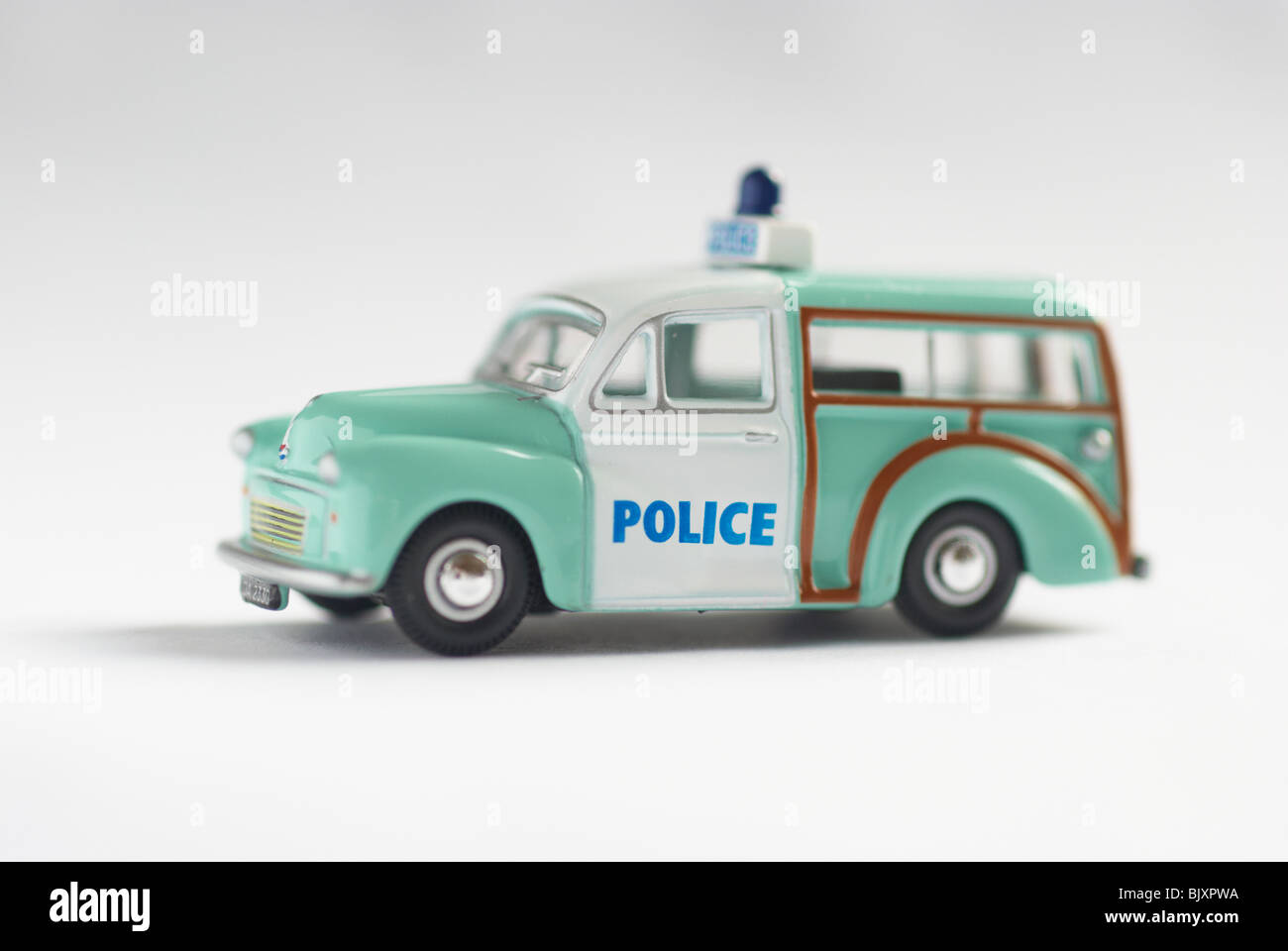 Austin Morris minor traveller police car Stock Photo - Alamy