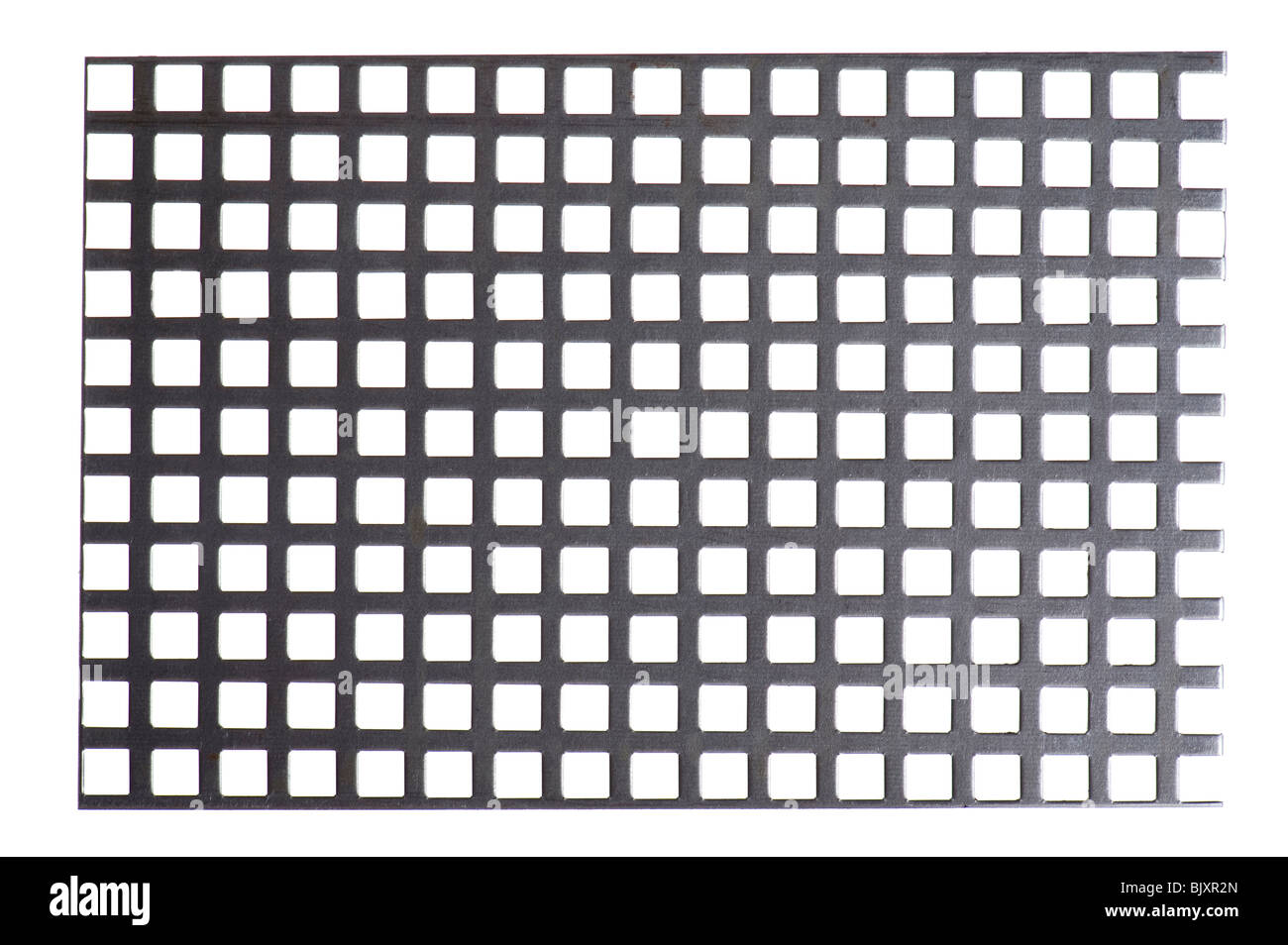 object on white - tool steel punched metal Stock Photo - Alamy