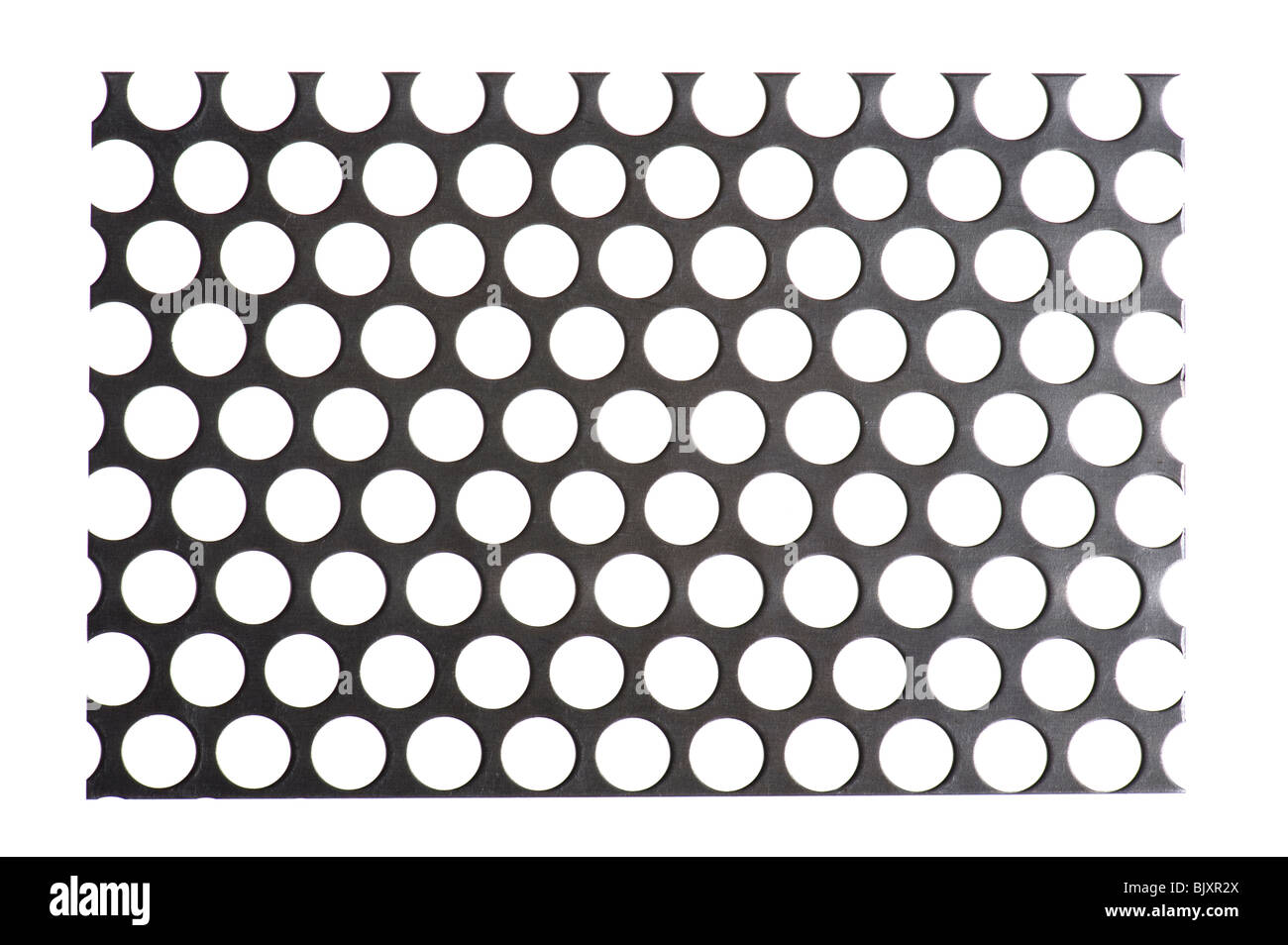 object on white - tool steel punched metal Stock Photo - Alamy