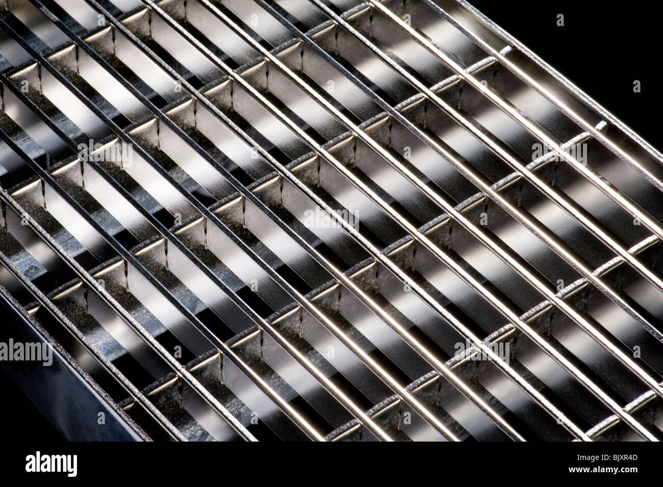object on black - tool steel punched metal Stock Photo - Alamy