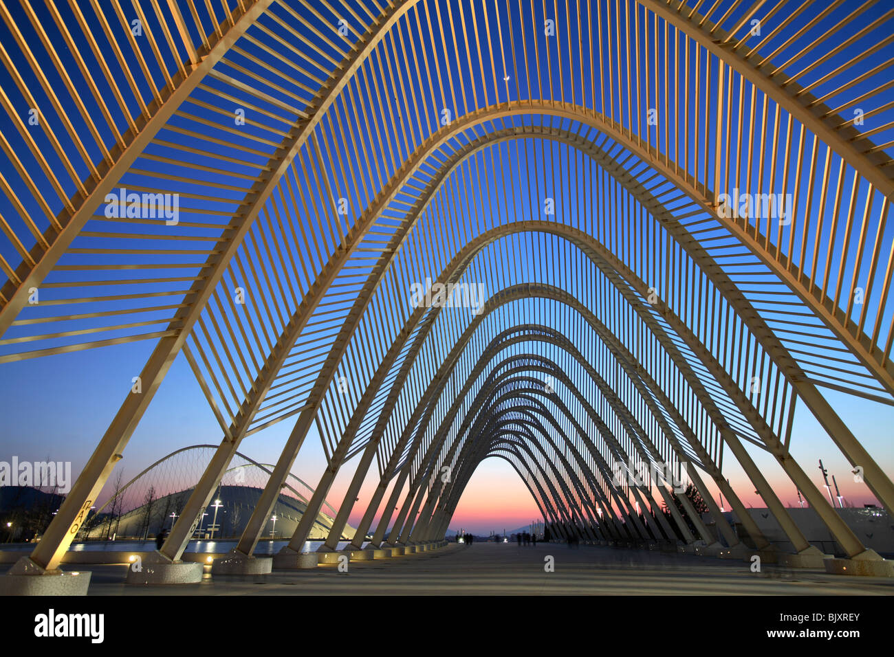 Olympic Sport Complex by Calatrava, Athens, Greece Stock Photo - Alamy