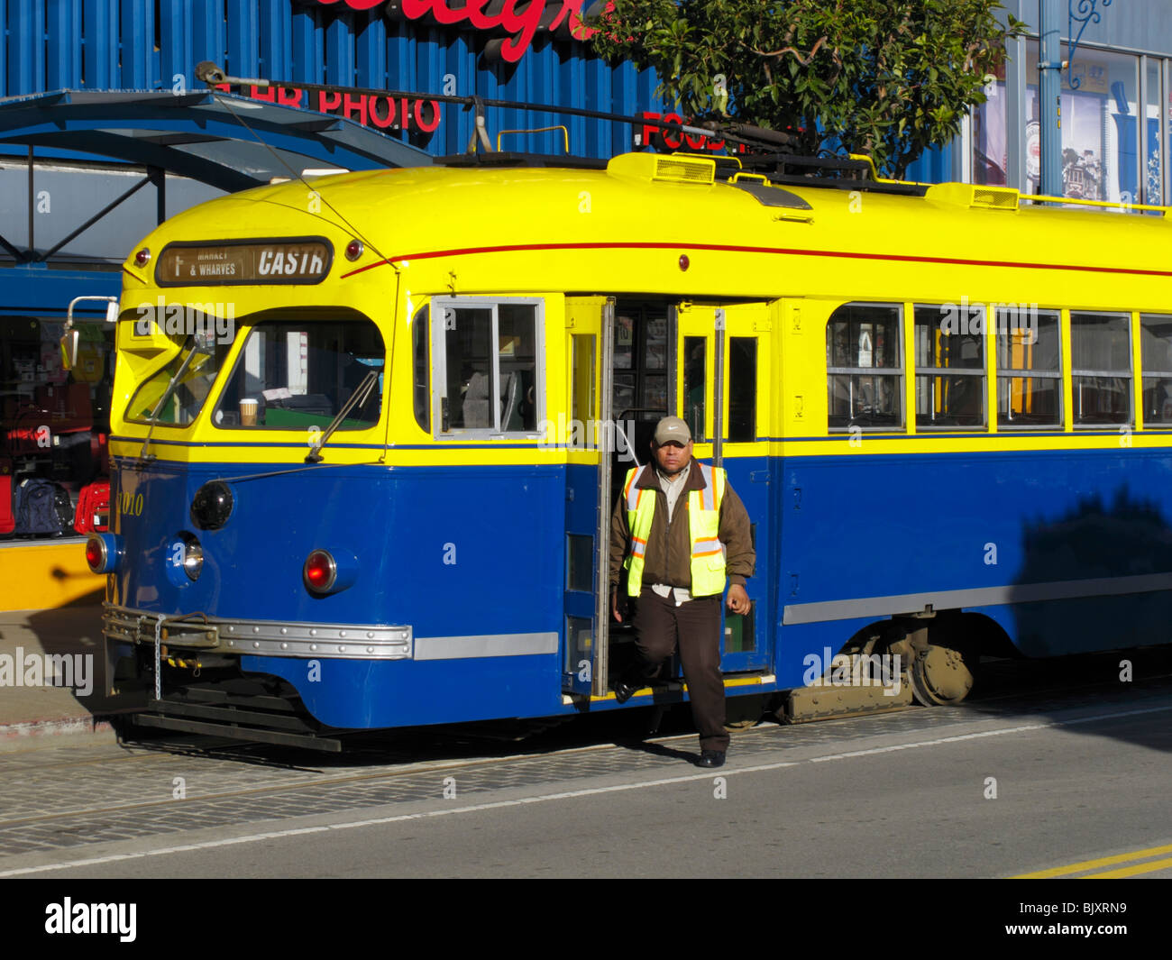 Streetcar conductor hi-res stock photography and images - Alamy