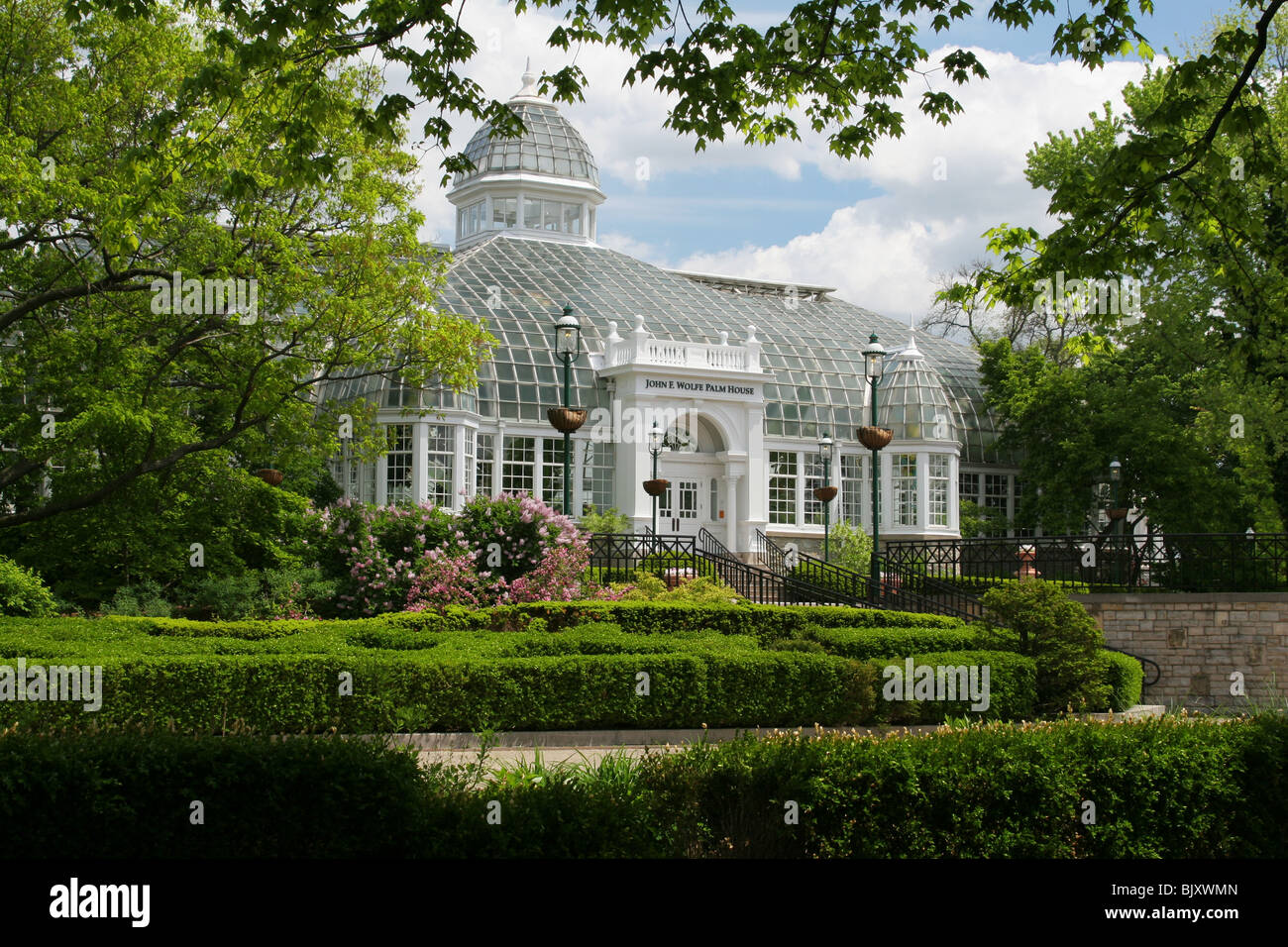 John F Wolfe Palm House at Franklin Conservatory, Columbus, Ohio, USA ...