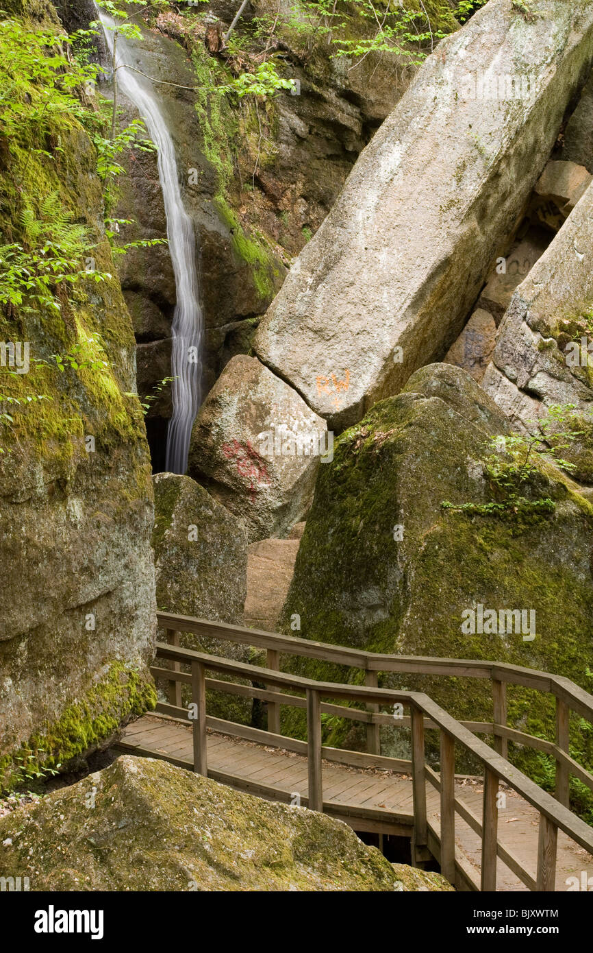 Cascade Falls at Nelson Ledges State Park. Near Garrettsville, Ohio ...
