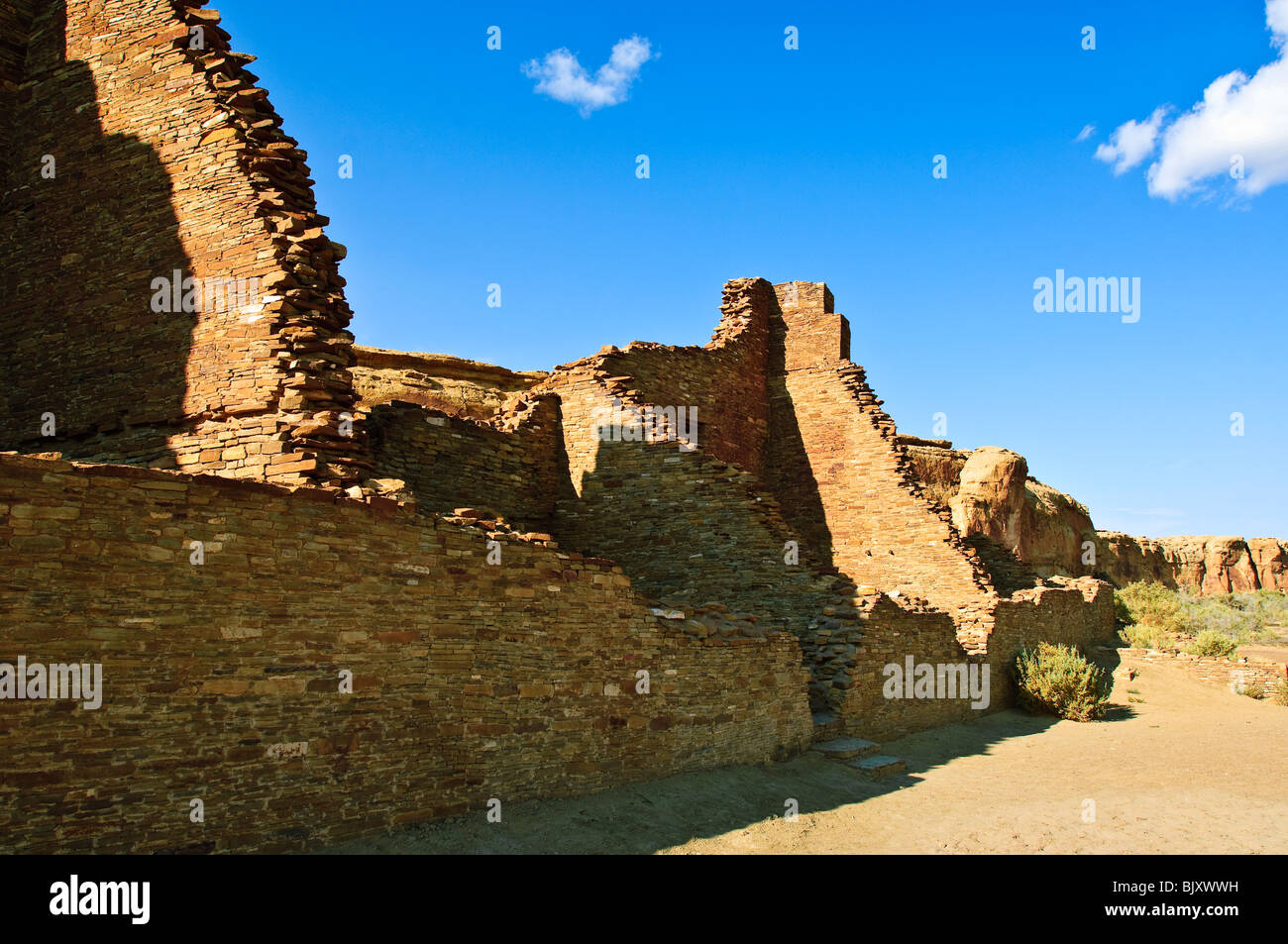 Pueblo Bonito Chaco Culture National Historical Park New Mexico Stock ...