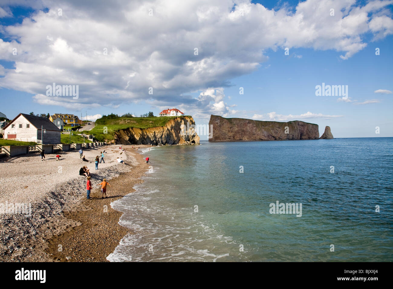 The picturesque village of Perce is the Gaspe Peninsula's most popular ...