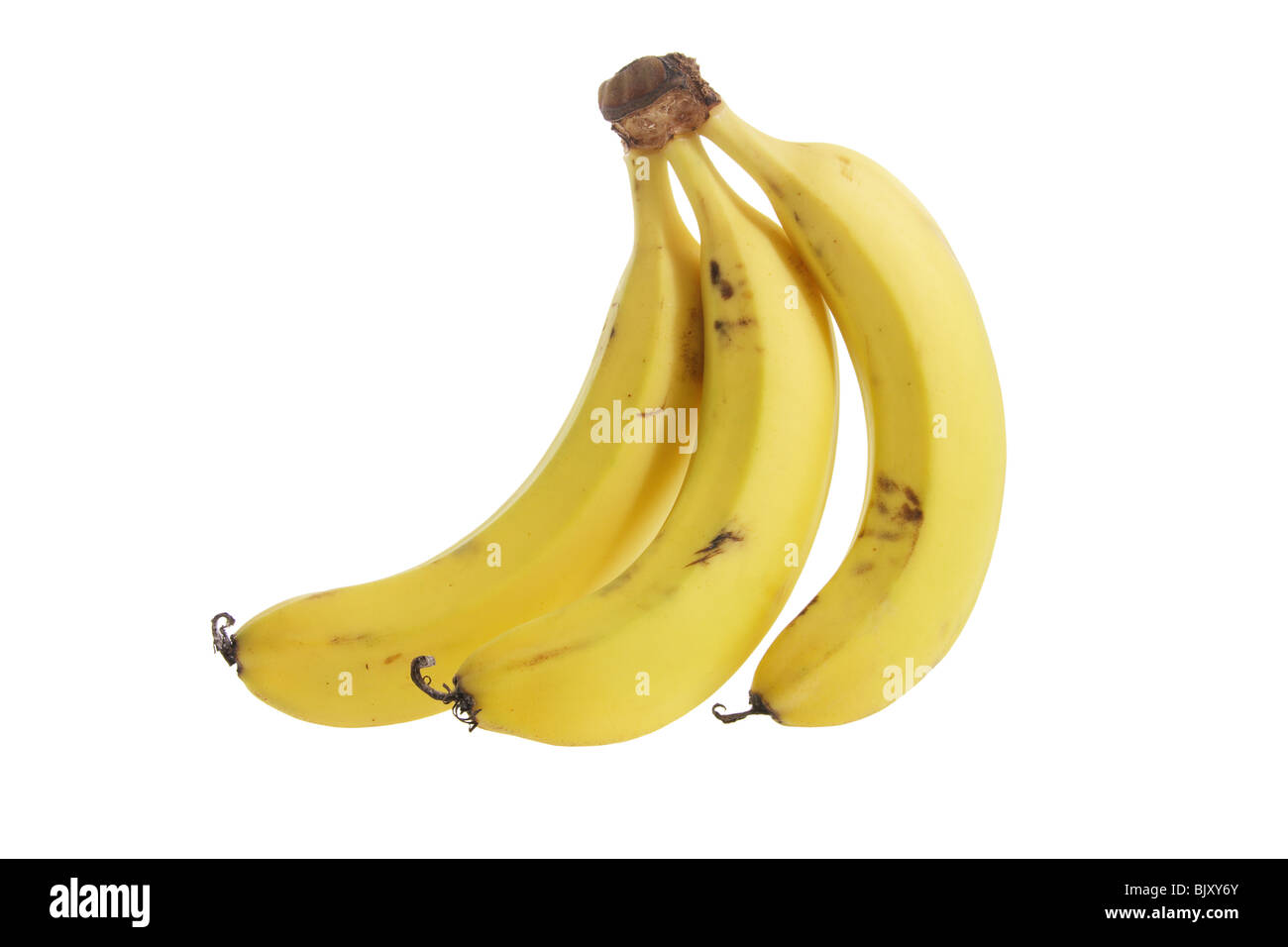 Studio shot bananas bunch Cut Out Stock Images & Pictures - Alamy