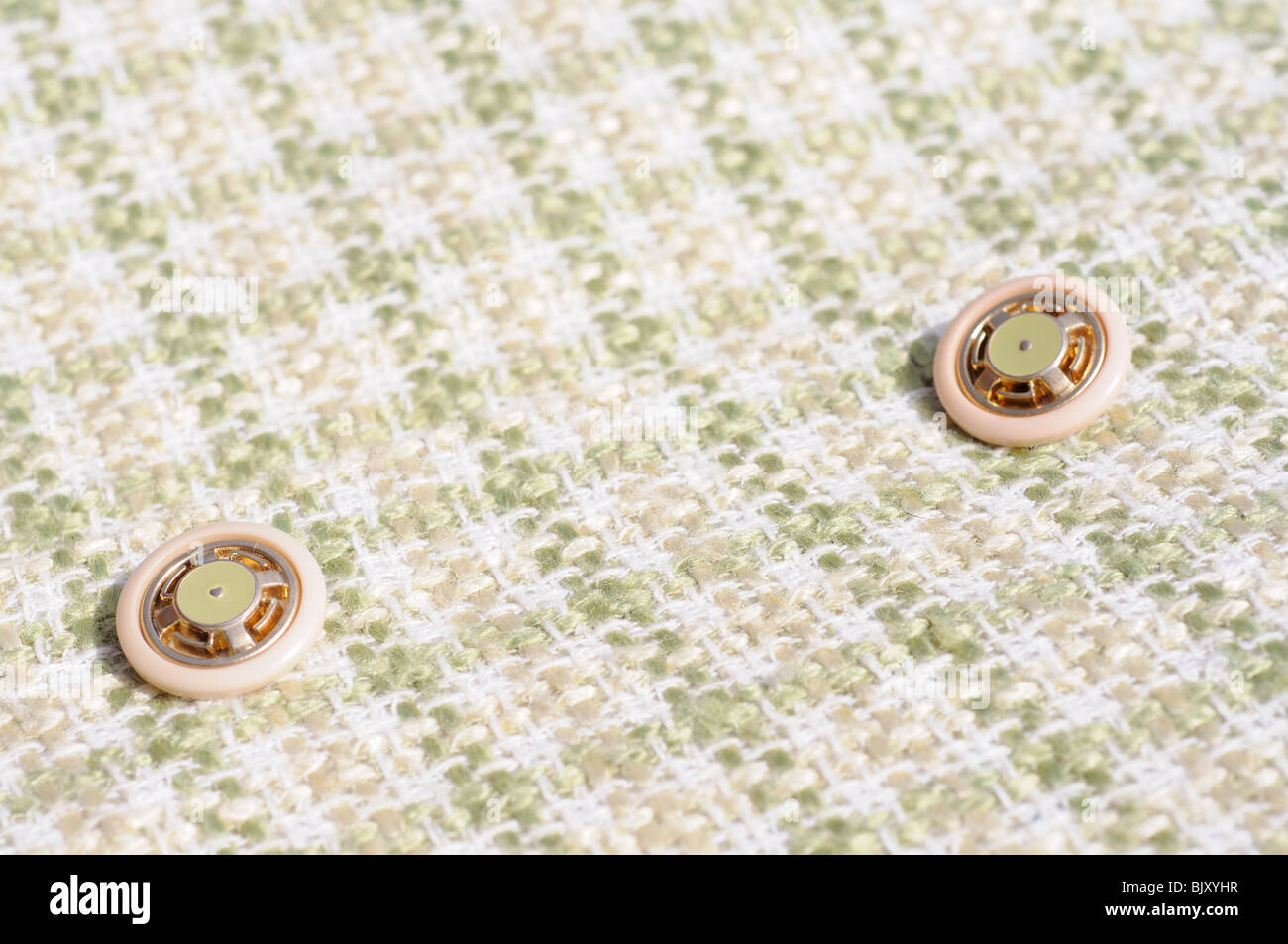 Fabric and buttons closeup Stock Photo - Alamy