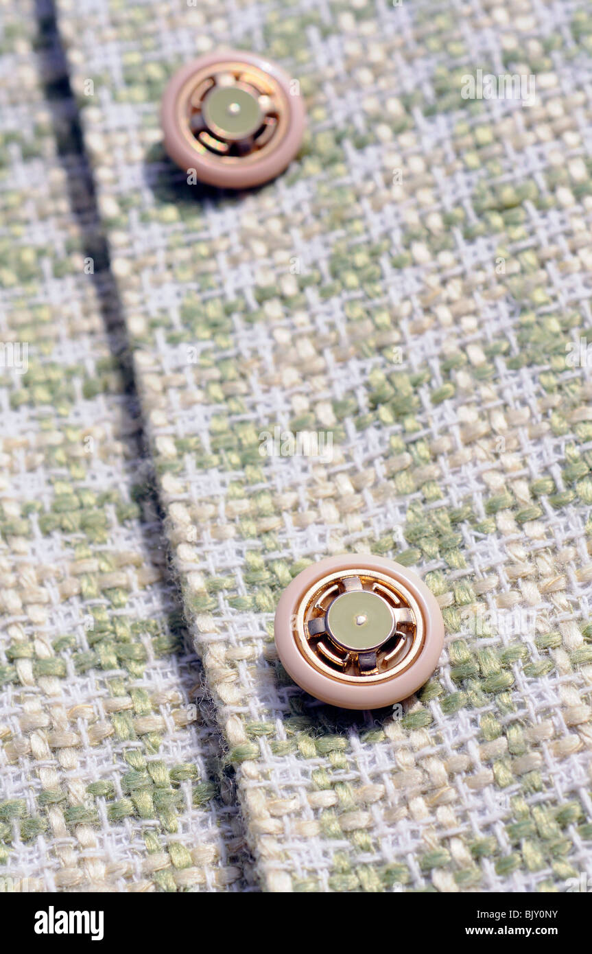 Fabric and buttons closeup Stock Photo - Alamy