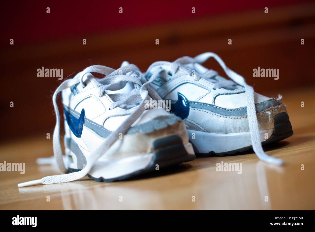 Small pair of trainers for Child Stock Photo - Alamy