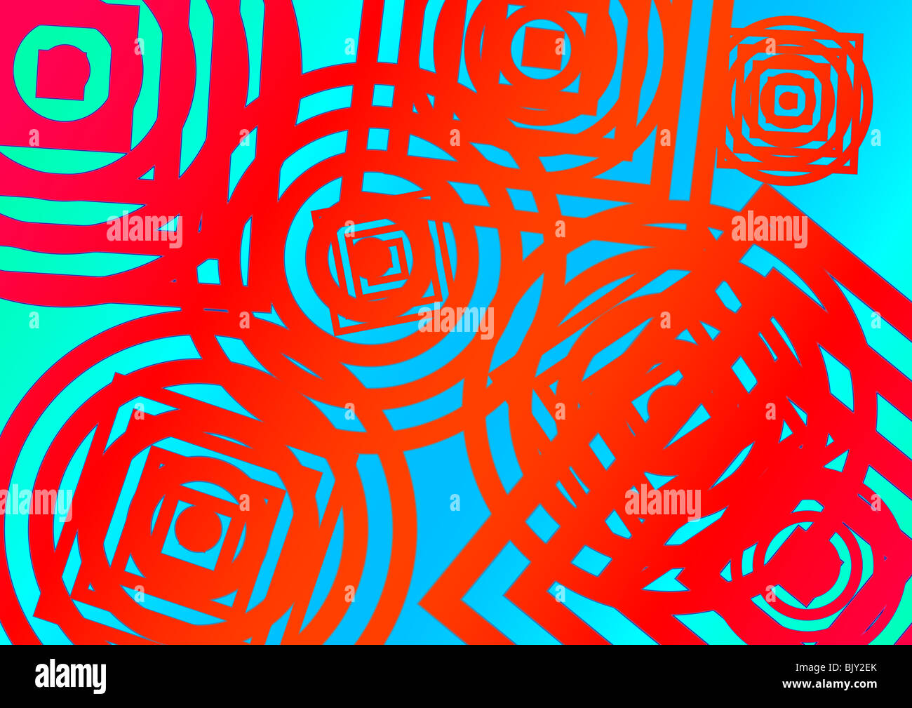 Funky, psychedelic computer generated background images Stock Photo - Alamy