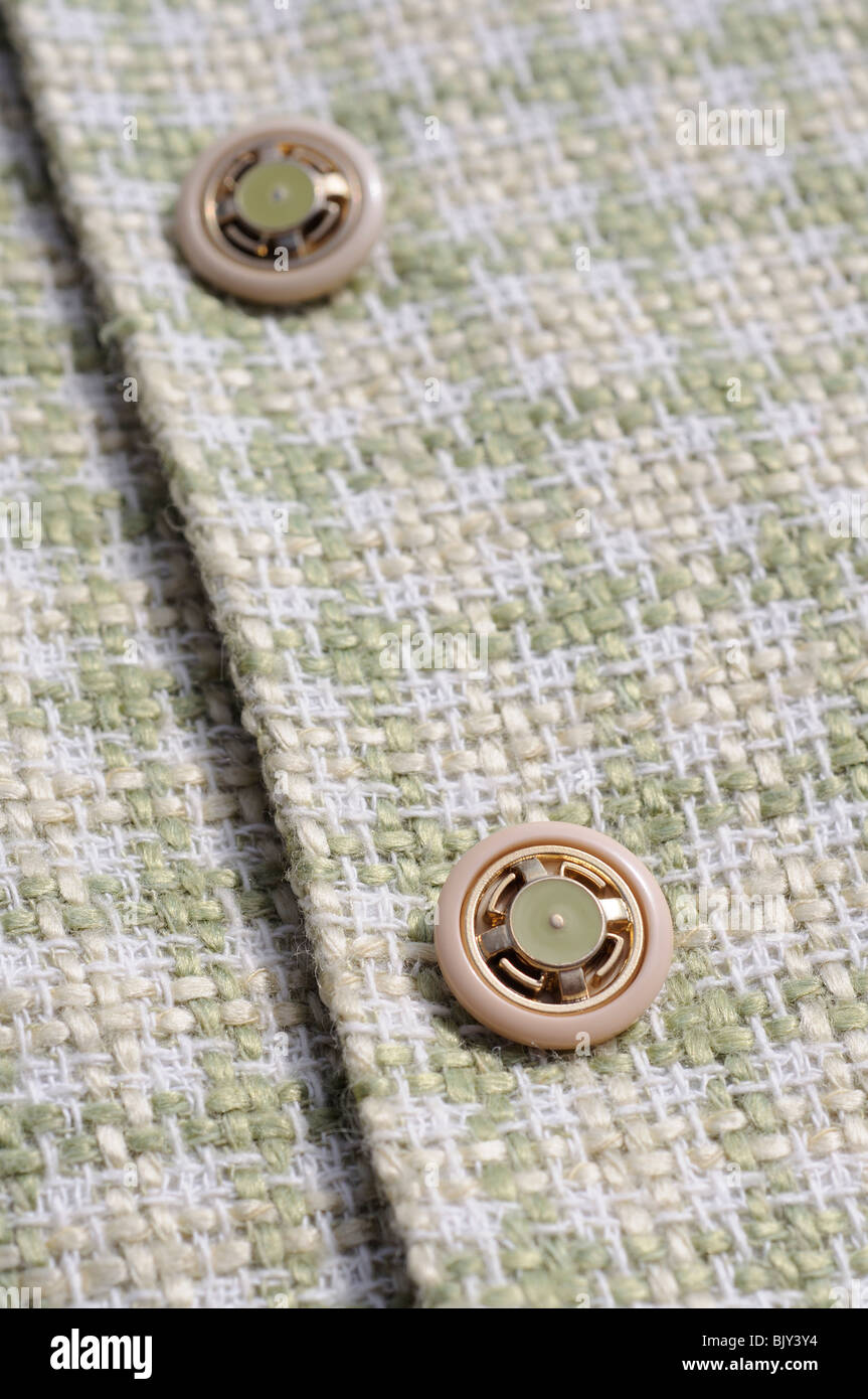 Fabric and buttons closeup Stock Photo - Alamy