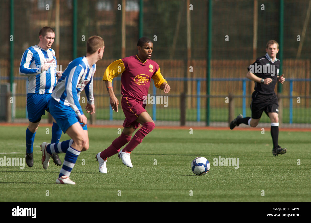 Footballer Running High Resolution Stock Photography and Images - Alamy