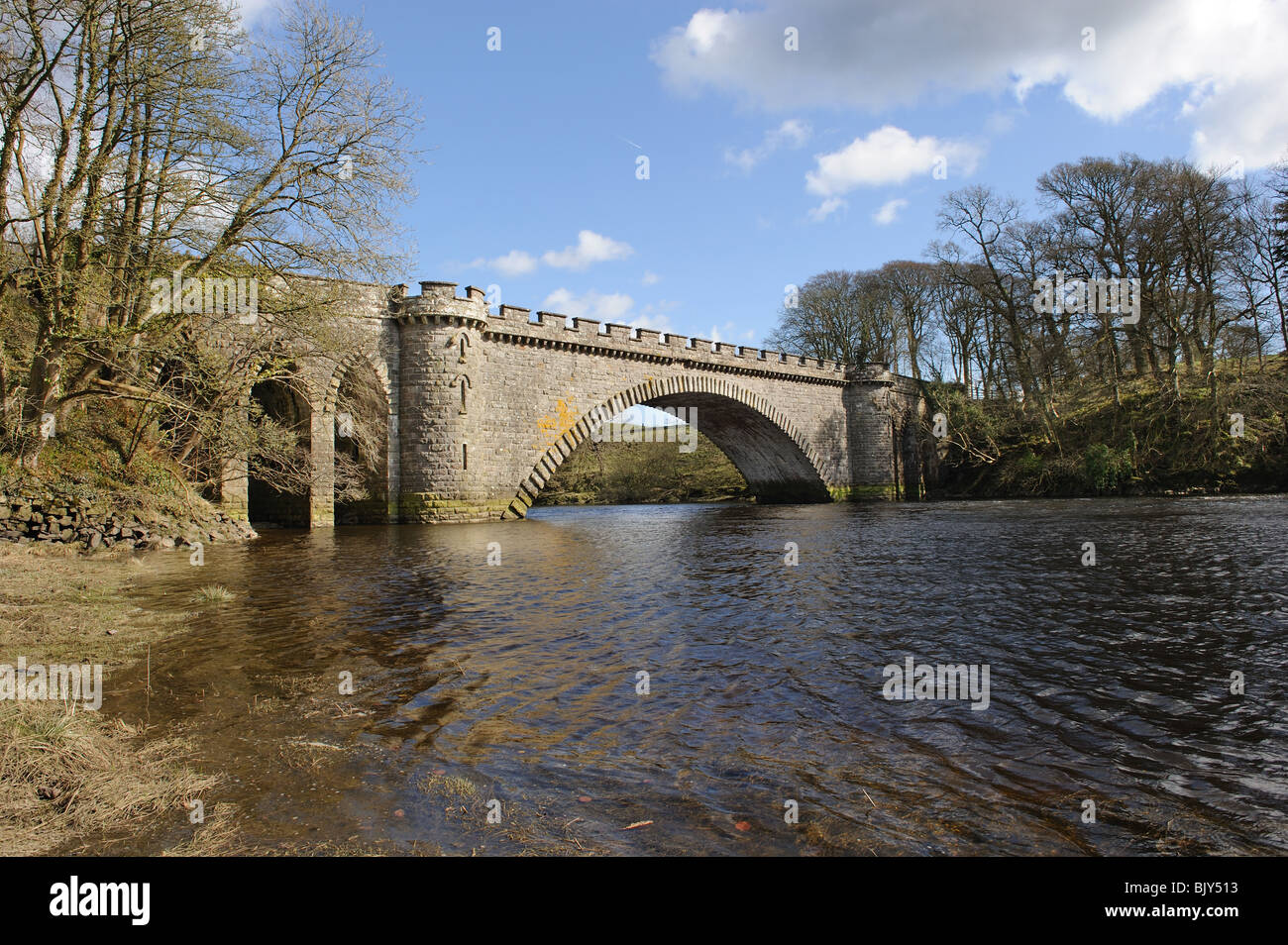 Tongland Bridge built by Thomas Telford across the River Dee ...