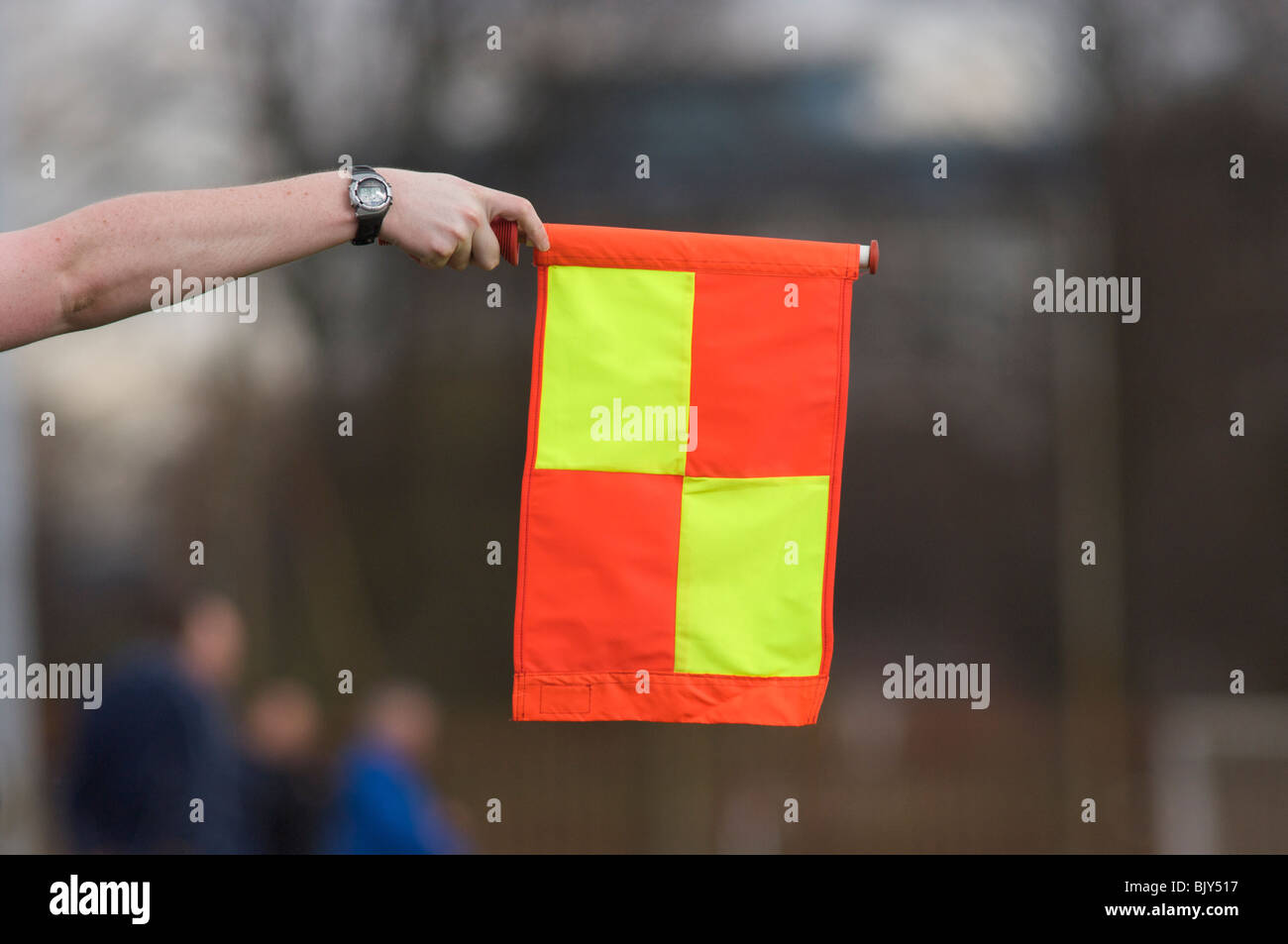 Offside flag hi-res stock photography and images - Alamy