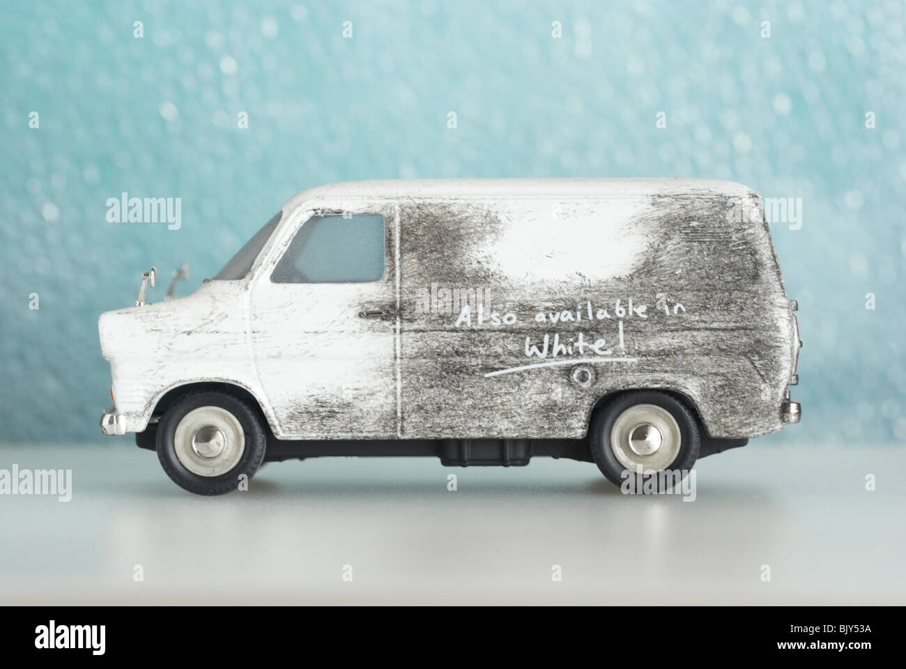 white ford transit van model on background Stock Photo - Alamy
