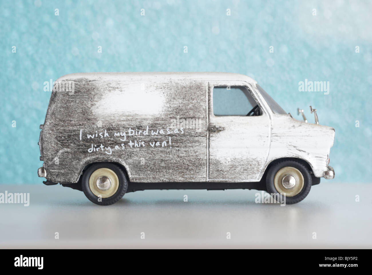 white ford transit van model on background Stock Photo - Alamy