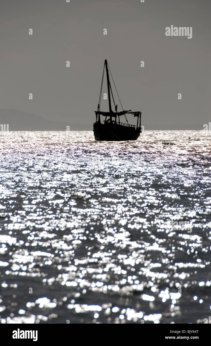 Dhow at Wasini Island Stock Photo - Alamy