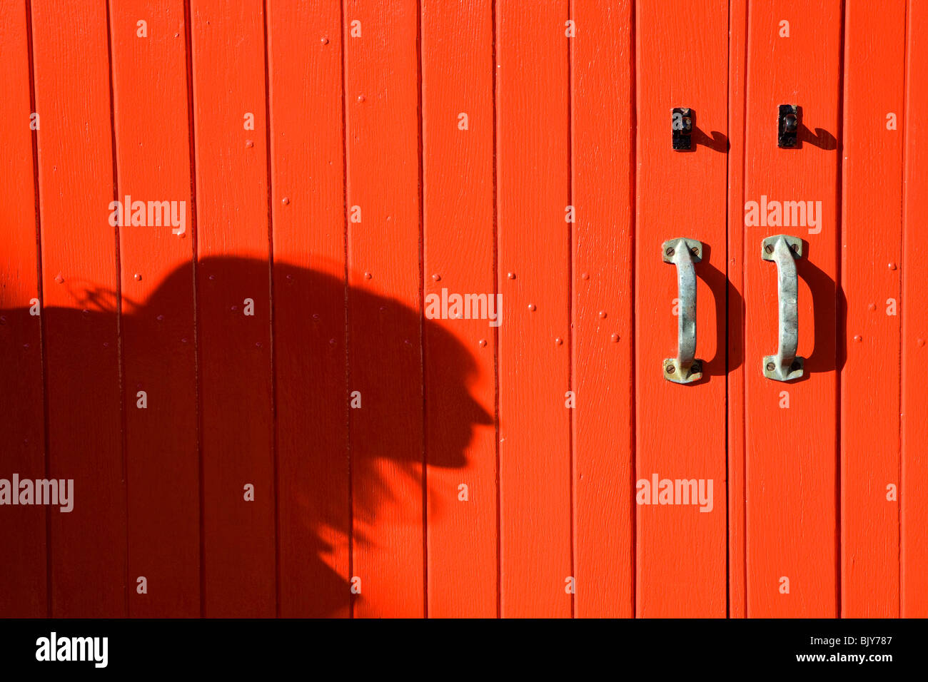 Shadow on the door hi-res stock photography and images - Alamy
