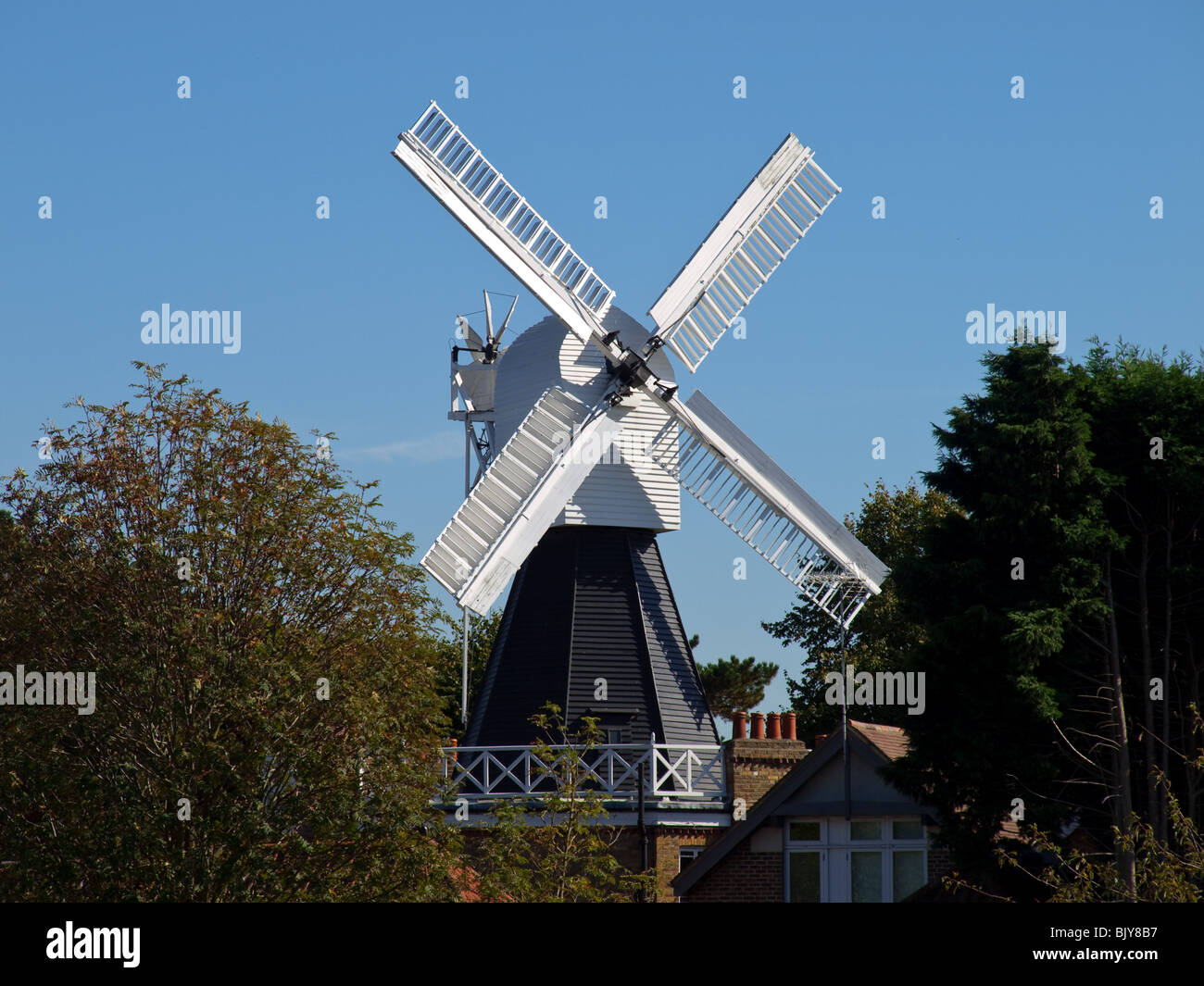 Windmill, Wimbledon Common, Merton, London, England, UK Stock Photo - Alamy