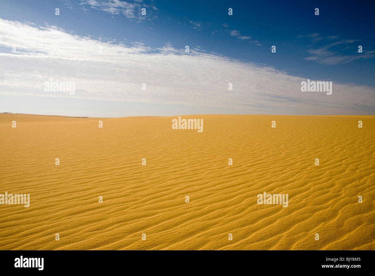 Sand Dunes within the Great Sand Sea, Western Desert of Egypt Stock ...