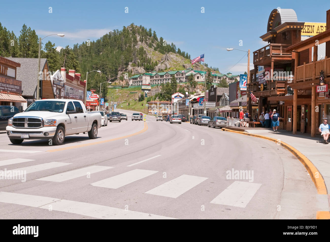 Main Street, Keystone, South Dakota, USA Stock Photo - Alamy