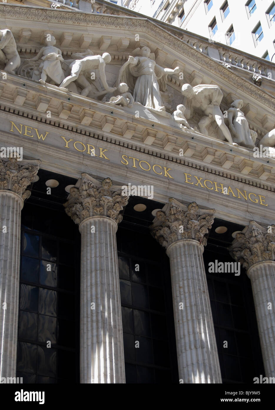 New York Stock Exchange Building, Wall Street, New York, USA Stock ...