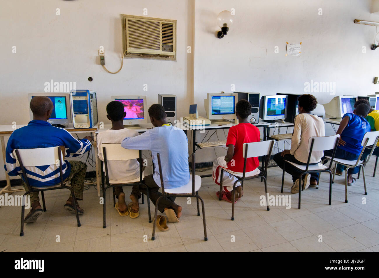 Internet cafe africa hi-res stock photography and images - Alamy
