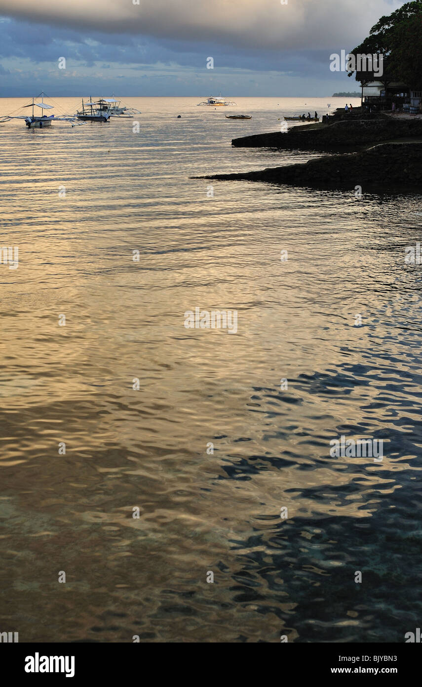 Early morning in Moalboal Cebu Province Philippines Stock Photo - Alamy