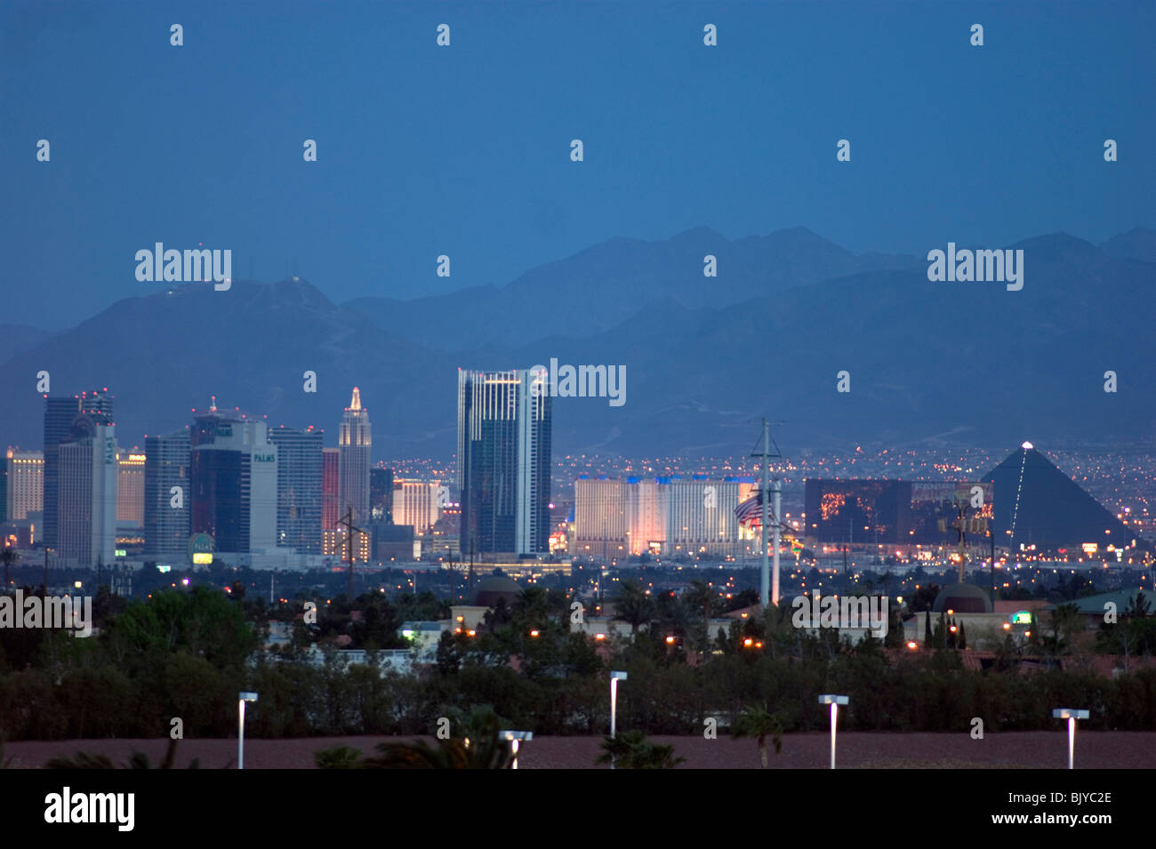 Las Vegas Nevada City Skyline Stock Photo - Alamy